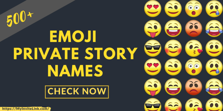 455+ Emoji Private Story Names For Everyone - 2025 Update!